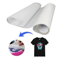 China Double Single Side DTF Pet Film 30CM 33CM 60CM*100M Roll Heat Transfer 75Micron Hot Cold Peel DTF Film for sale