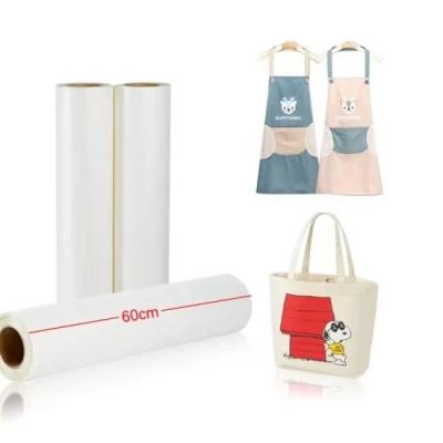 China Garment DTF PET Transfer Film 75mic Double Sided Matte Direct To Film On Textile for sale