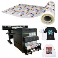 China 42cm Double Side Matte DTF Hot Peel Film Roll 75mic DTF Printing Film For Garment for sale