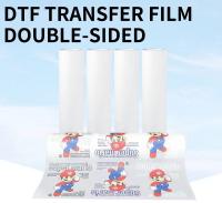 China 75mic  matte White ink printing DTF pet film  hot peel 30cm 60cm direct to film for garment printing for sale