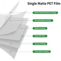 China 43cm Digital Inkjet Printing Heat Transfer Pet Film Roll For DTF 75U Thickness Release for sale