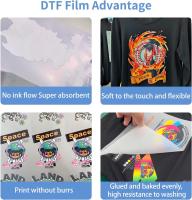 China 60cm Digital Printing DTF Heat Transfer PET Film DTF Printer Film Men Canvas Shoes T-shirts Printing DTF Paper PET Film for sale