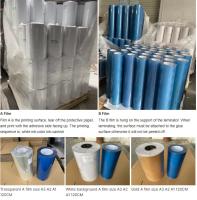 China Uv Transfer Sticker Uv Dtf Cup Wrap Cups Transfer Uv Dtf Ab Film For Label Sticker Printing for sale