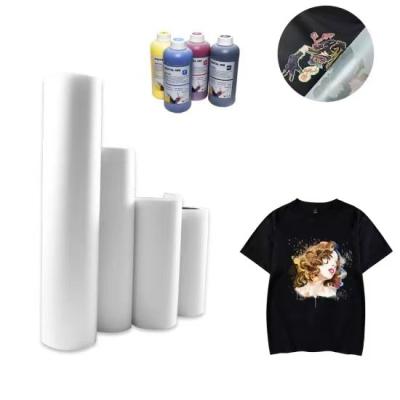 China 75microns Matte Instant Hot Peel  60cm*100m  DTF Printed Roll Film For T-Shirt for sale
