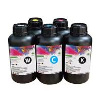 China uv ink for uv flatbed roll dtf wall printers with Epson i3200 i1600 XP600 TX800 for sale