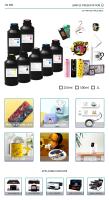 China uv ink for uv flatbed roll dtf wall printers with Epson i3200 i1600 XP600 TX800 for sale