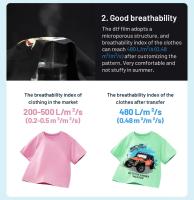 China 42cm Matte White Ink Printing Film Dtf Transfer Film for Ink Transferring for sale