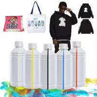 China Direct to Film Printing 5 Lit PET Super Inktank Tank Ink For Epson L1800 DTF PET T-Shirt printer for sale