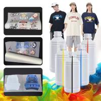 China Eco Friendly CMYKW Colorful Filling Ink of DTF for High Definition Direct to Film Printing for sale