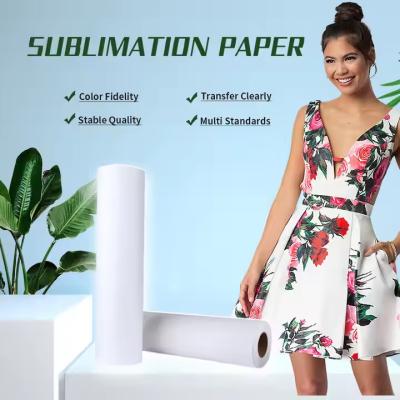 China 71 Inch Sublimation Printing Material Paper For Stretchable Fabric 100GSM for sale