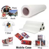 China White Moisture Wicking Polyester Sublimation Printing Material Washable for sale