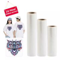 China Cold Peel Single Side A3 30cm 33cm 60cm Width 100m Dtf Roll Paper for sale