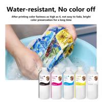 China 500ML DTF Ink for Textile Pigment Printing CMYK W DTF Printer Long-Lasting for sale