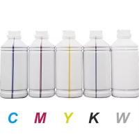 China 1000ml DTF Ink  CMYK white ink for T-Shirt & Pet Film Printing Premium DTF Printer Inks for sale