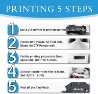 China A3 DTF Film 42cm*100m The Perfect Digital Printing Solution for Your Business for sale