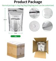 China White Ink Heat Transfer Tpu Dtf Hot Melt Powder Adhesive Thermal 1kg 80mic for sale