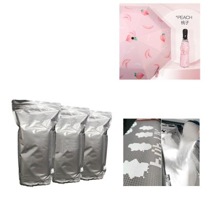 China TPU DTF Powder 1kg/Bag Transfer Hot Melt Printing Materials In White And Black for sale