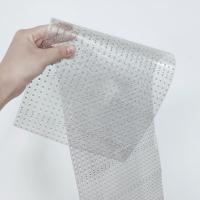 China P7.8mm Transparent LED Film Display with 95% Transparency and Self-Adhesive Installation for Window Glass for sale