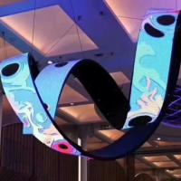 China Customized Flexible LED Module P1.25-P5 Pixel Pitch 700W/m² Power for Shopping Centers for sale