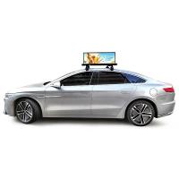 China Outdoor LED Advertising Display 3-in-1 1R1G1B 960x320mm Car Top Screen 35KG/m² for sale