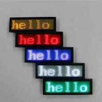 China BL1248 Bluetooth LED Name Tag Display 12x48 Pixels IP31 Rated with 7-10 Hour Battery Life for sale