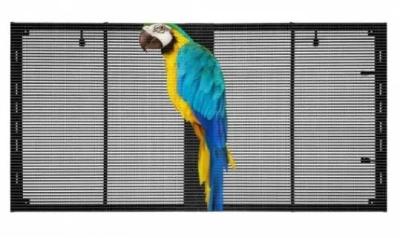 China Full Color Transparent LED Display 3m×2m with 2K-4K Resolution and 500W/sqm Power Consumption for sale