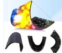 China Maxcolor Flexible LED Module P1.25-P5 Indoor Display with 1920-3840Hz Refresh Rate and IP31 Rating for sale