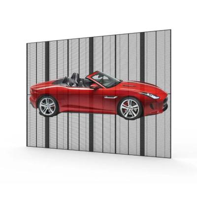 China Transparent LED Display Screen IP65 5000 Nits Outdoor Commercial Advertising for sale