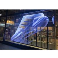 China Maxcolor P3.9-7.8 Transparent LED Display 1000x1000mm Full Color 2K-4K Resolution Indoor Advertising Screen for sale
