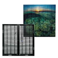 China Maxcolor P3.9-7.8 Transparent LED Display - 2K-4K Resolution Flexible Screen for Indoor Commercial Use for sale