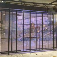 China Maxcolor P3.9-7.8 Transparent LED Display - 2K-4K Resolution Flexible Screen for Indoor Commercial Use for sale