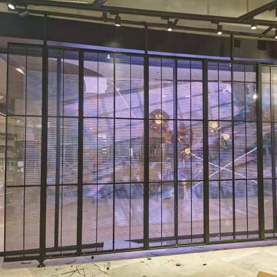 China SILK 2K-4K Transparent LED Display Full Color Tube Chip Commercial LED Screen Indoor for sale