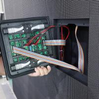 China 6500nits Ultra Brightness Front Service LED Module for Outdoor Advertising - 320x160mm IP65 Rated for sale