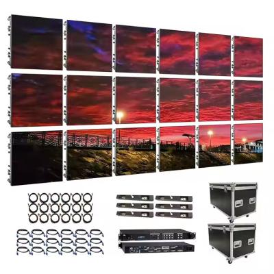 China Maxcolor P3.91 Outdoor Rental LED Display - 4500 Nits Brightness, 500×500mm Cabinet, SMD1921 LED Technology for sale