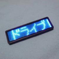 China Maxcolor BL1248 Bluetooth LED Name Badge 93x30mm Display with IP31 Rating and 100,000+ Hour Lifespan for sale