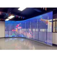 China P3.9-7.8 Indoor Transparent LED Display Screen - 2K-4K Resolution, 1000x1000mm Cabinet Size, Full Color High Brightness for sale