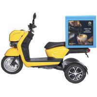 China P2.5 LED Delivery Box Display 400x400mm 16kg Takeout Box Screen for Motorcycle for sale
