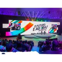 China Rental LED Display SMD3535 1R1G1B MBI5124 540x840 Pixels 8cm Thickness for sale