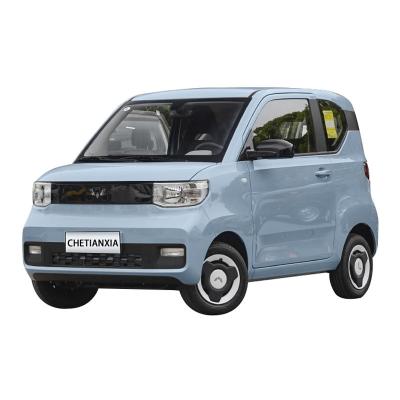 China Sleek 4 Seater Mini EV Cars Powered Wuling Hongguang Vehicles for sale