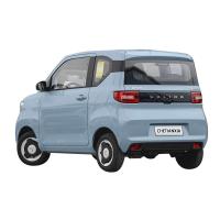 China Stylish pure Mini EV Cars Wuling Hongguang safety 4 seater small car for sale