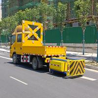 China 70K Truck Mounted Traffic Impact Crash Attenuator For Highway Road Maintenance for sale