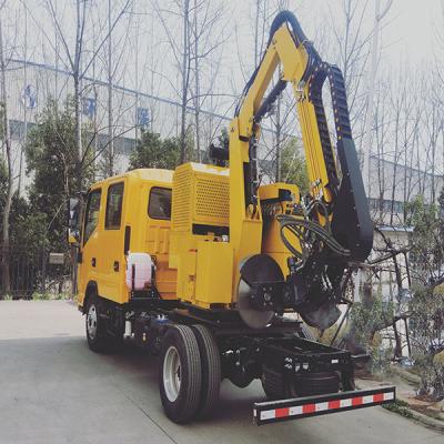 China 360D H500mm Truck Mounted Hedge Cutter Machine To Cut Tree Branches for sale