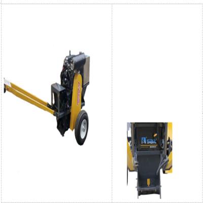 China Asphalt Pavement Cutting Machine , 12V 25HP Concrete Road Saw for sale