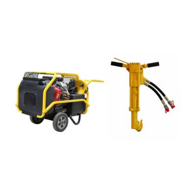 China Asphalt Cutting Hydraulic 120J Demolition Jack Hammer Hard Work Use for sale