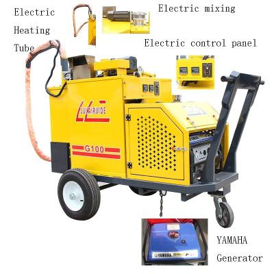 China Self Propelled Concrete Asphalt Crack Sealing Equipment With 100L Tank for sale
