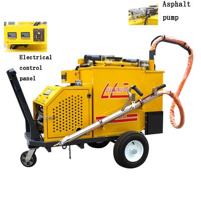 China Traction Type Asphalt Crack Sealing Machine With 100L Tank for sale