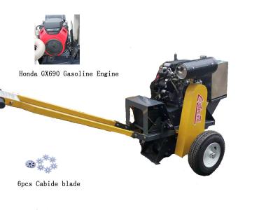 China Debris Removal Road Grooving Machine Slip Proof Handle for sale