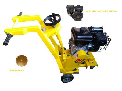 China Hand Push Asphalt Pavement Slotting Machine Mobile Moving Type for sale