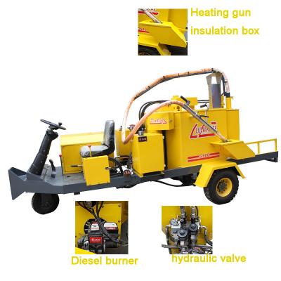 China Pavement Concrete Asphalt Road Crack Sealing Machine with 500L Capacity for sale