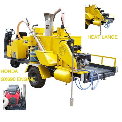 China 350L Self Propelled Road Crack Sealing Machine With Asphalt Melter for sale